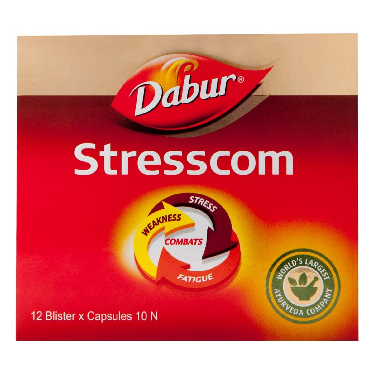 Dabur Stresscom Ashwagandha Capsules | Uses, Side Effects, Price ...