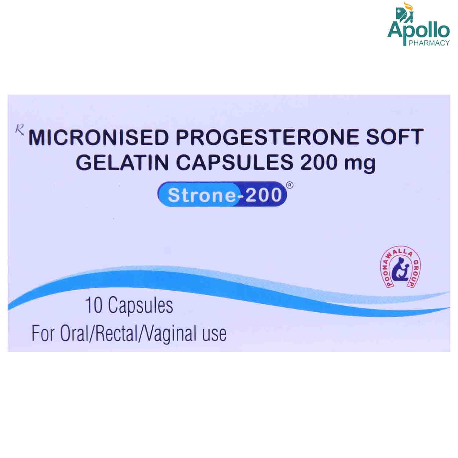Strone-200 Capsule | Uses, Side Effects, Price | Apollo Pharmacy
