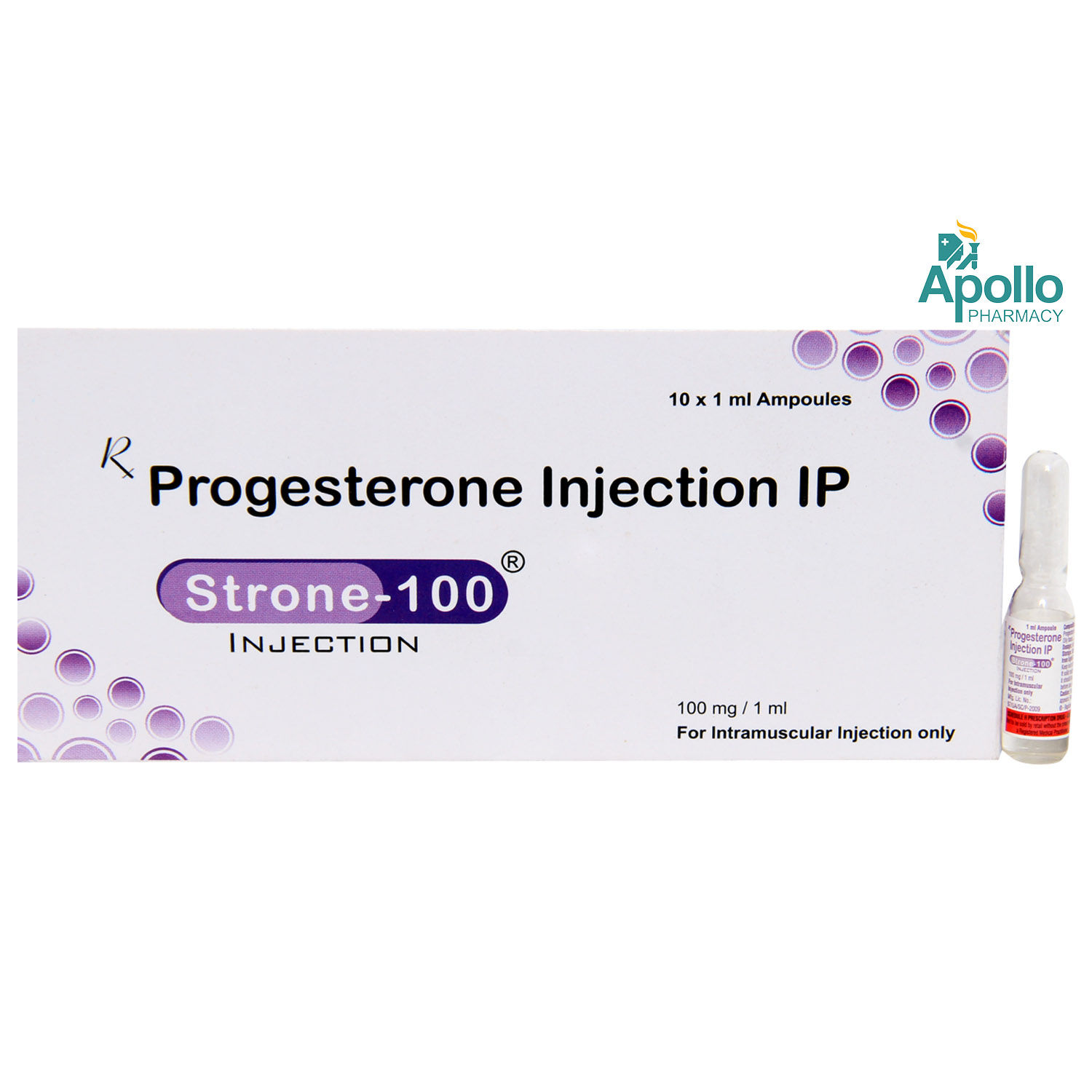 Strone-100 Injection 1 ml | Uses, Side Effects, Price | Apollo Pharmacy