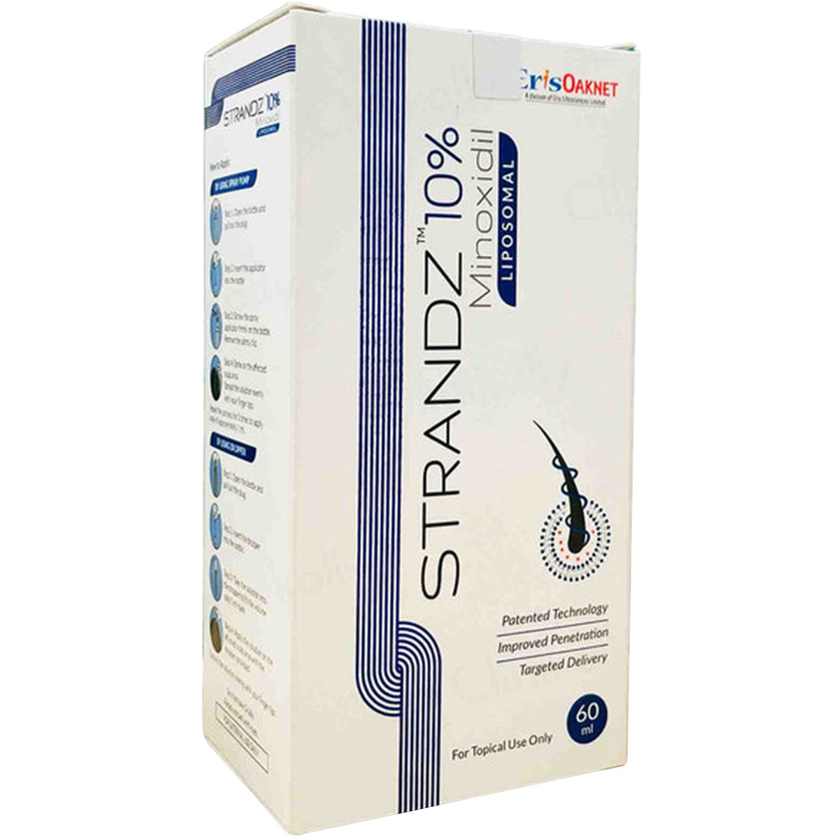 Strandz 10% Minoxidil Liposomal Solution | Uses, Side Effects, Price ...