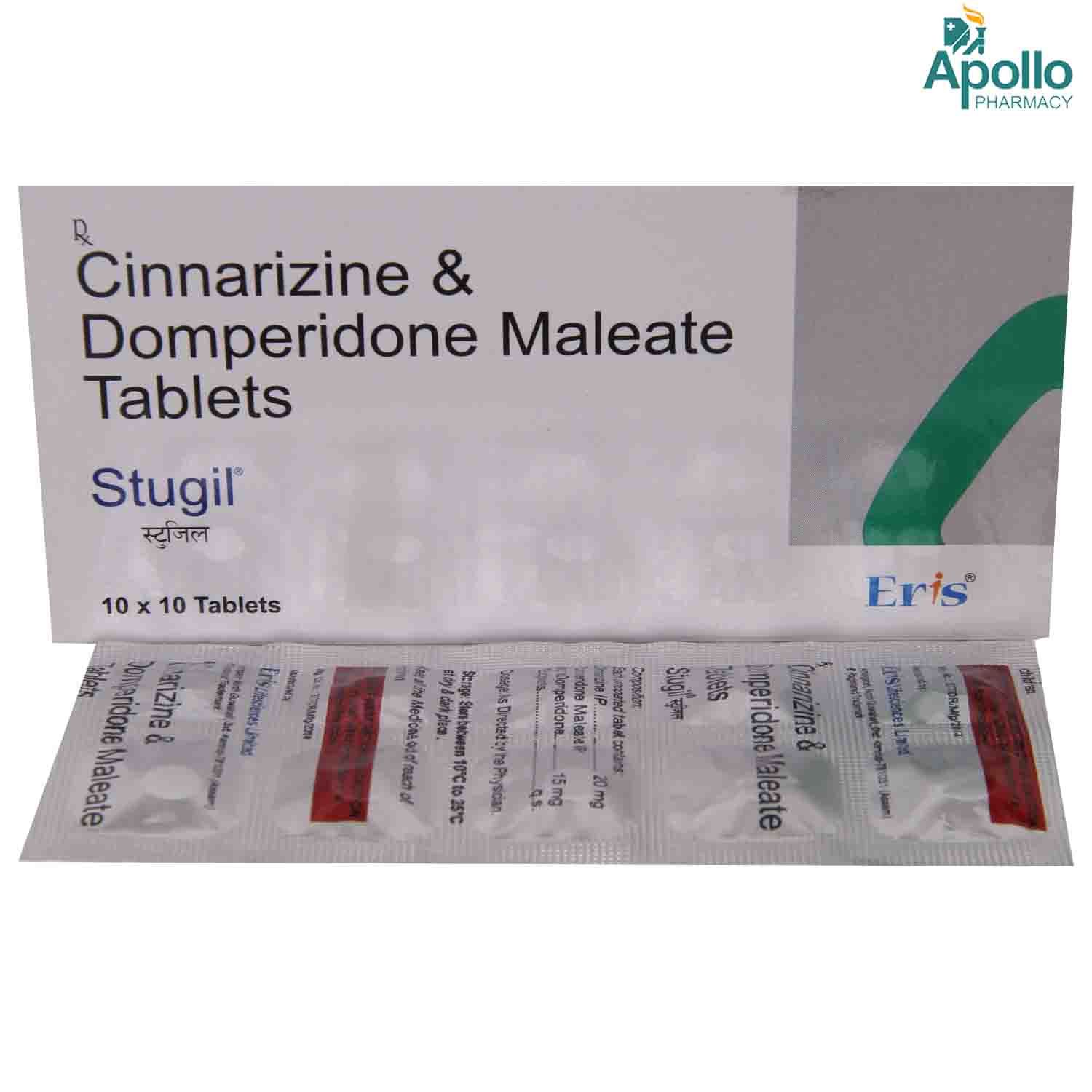 Stugil Tablet 10's Price, Uses, Side Effects, Composition - Apollo Pharmacy