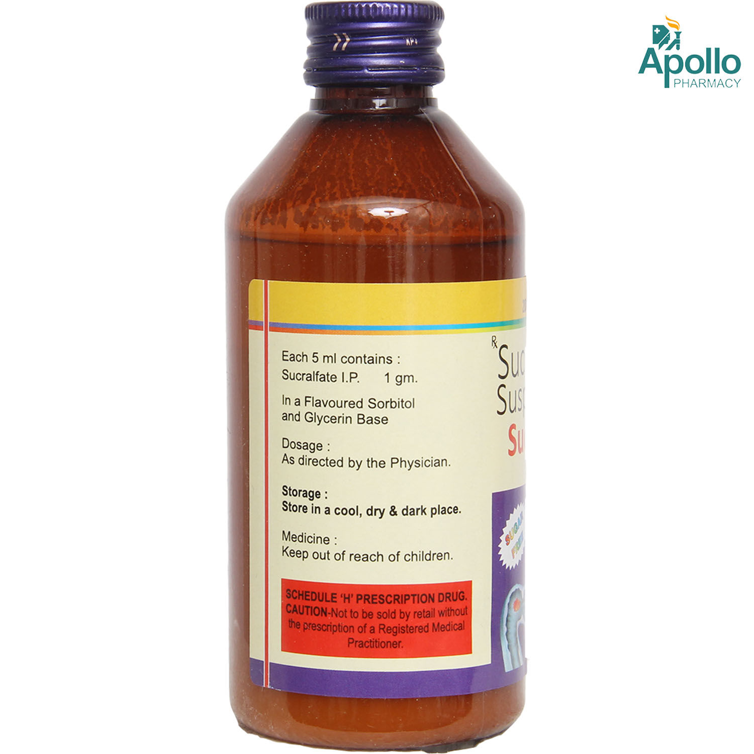 Sucragel Suspension 200 ml Price, Uses, Side Effects, Composition ...