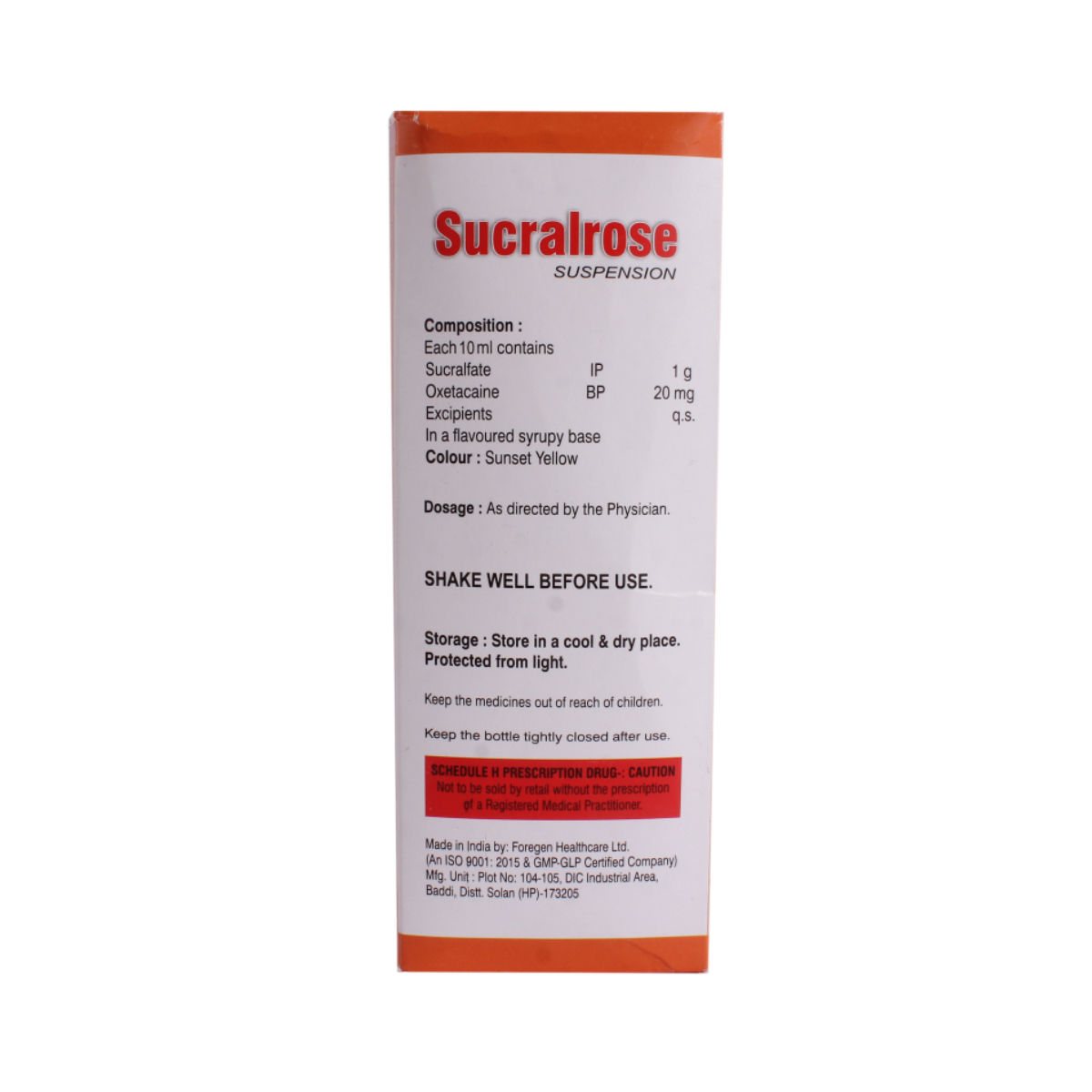 Sucralrose Susp Orange Flavour 200ml Price, Uses, Side Effects ...