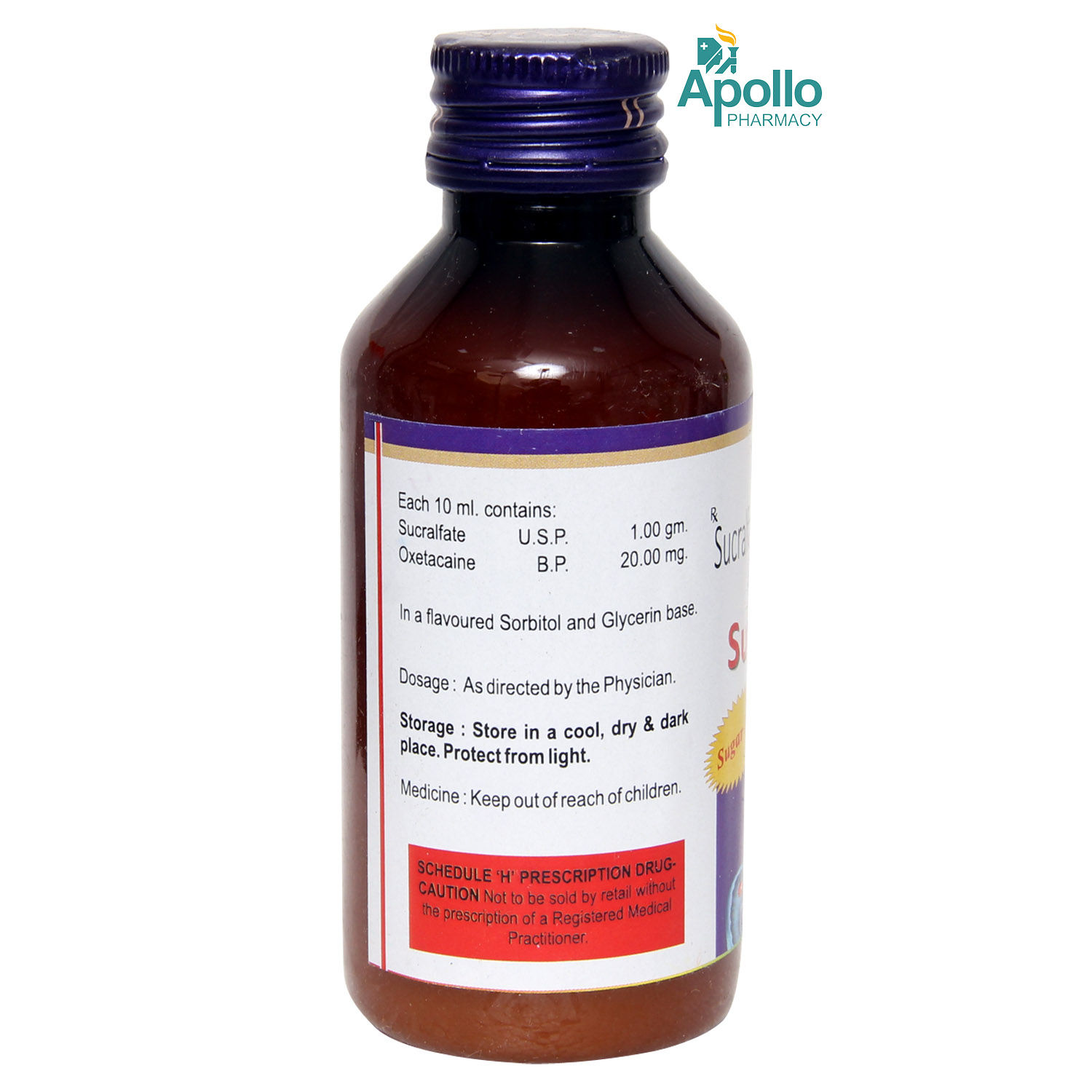 SUCRAGEL O SUSPENSION100ML Price, Uses, Side Effects, Composition ...