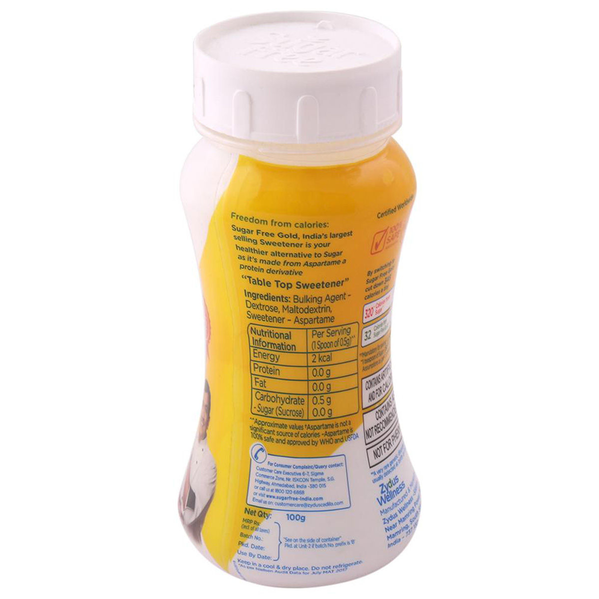 Sugar Free Gold Low Calorie Sweetener Powder, 100 gm Price, Uses, Side ...