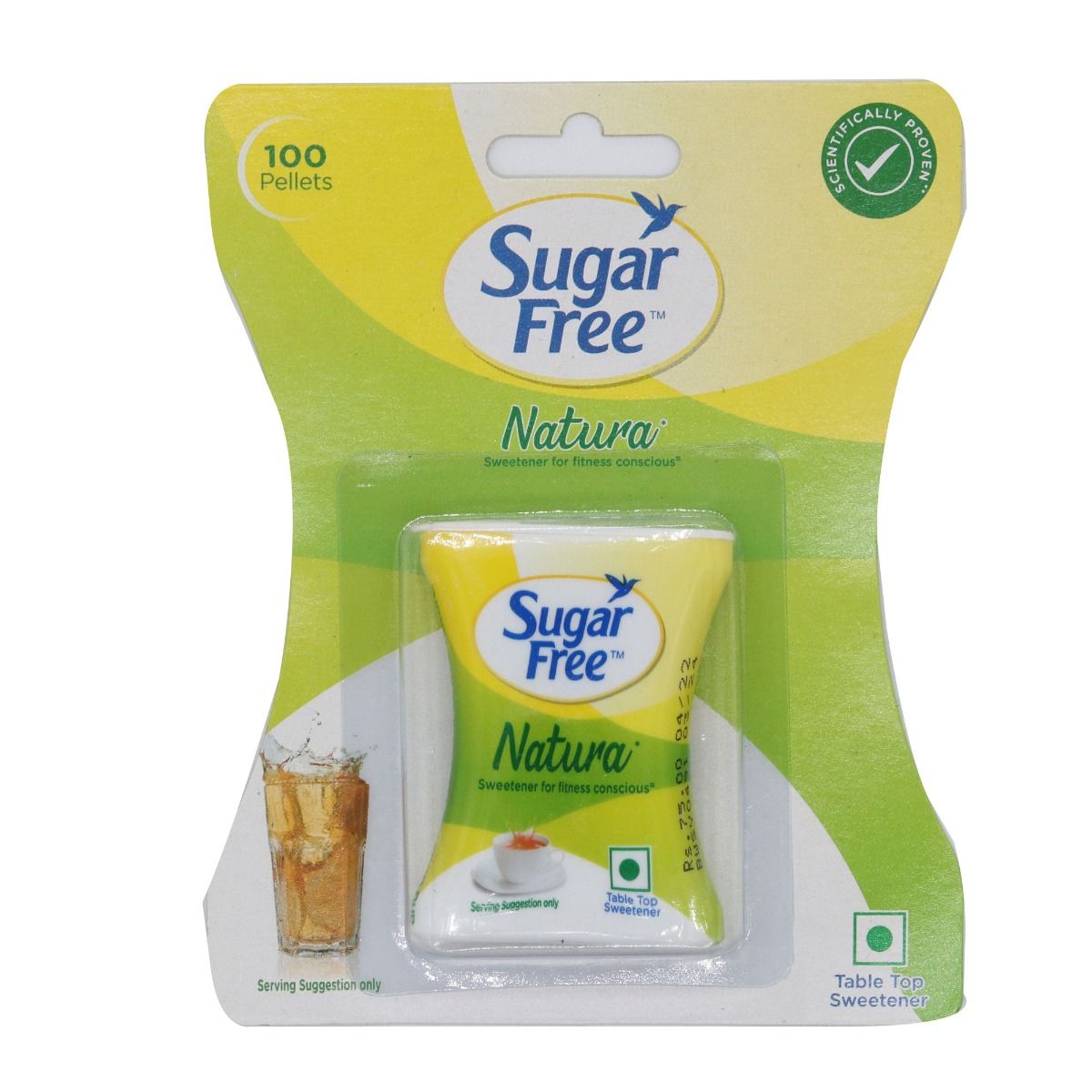 Sugar Free Natura Low Calorie Sweetener, 100 Pellets Price, Uses, Side ...
