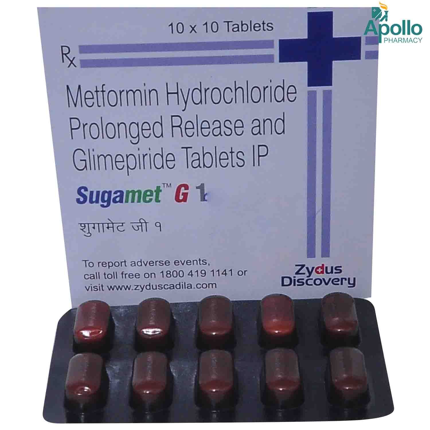 SUGAMET G 1MG TABLET Price, Uses, Side Effects, Composition - Apollo ...