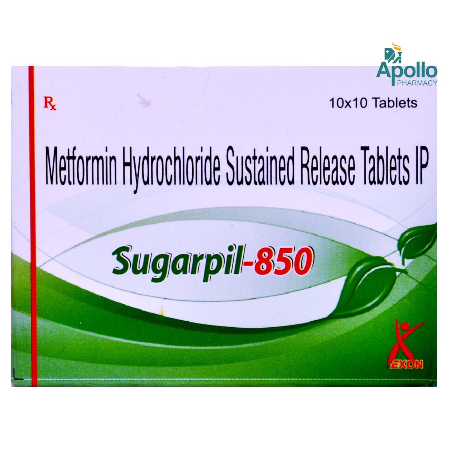Sugarpil-850mg Sr Tablet | Uses, Side Effects, Price | Apollo Pharmacy