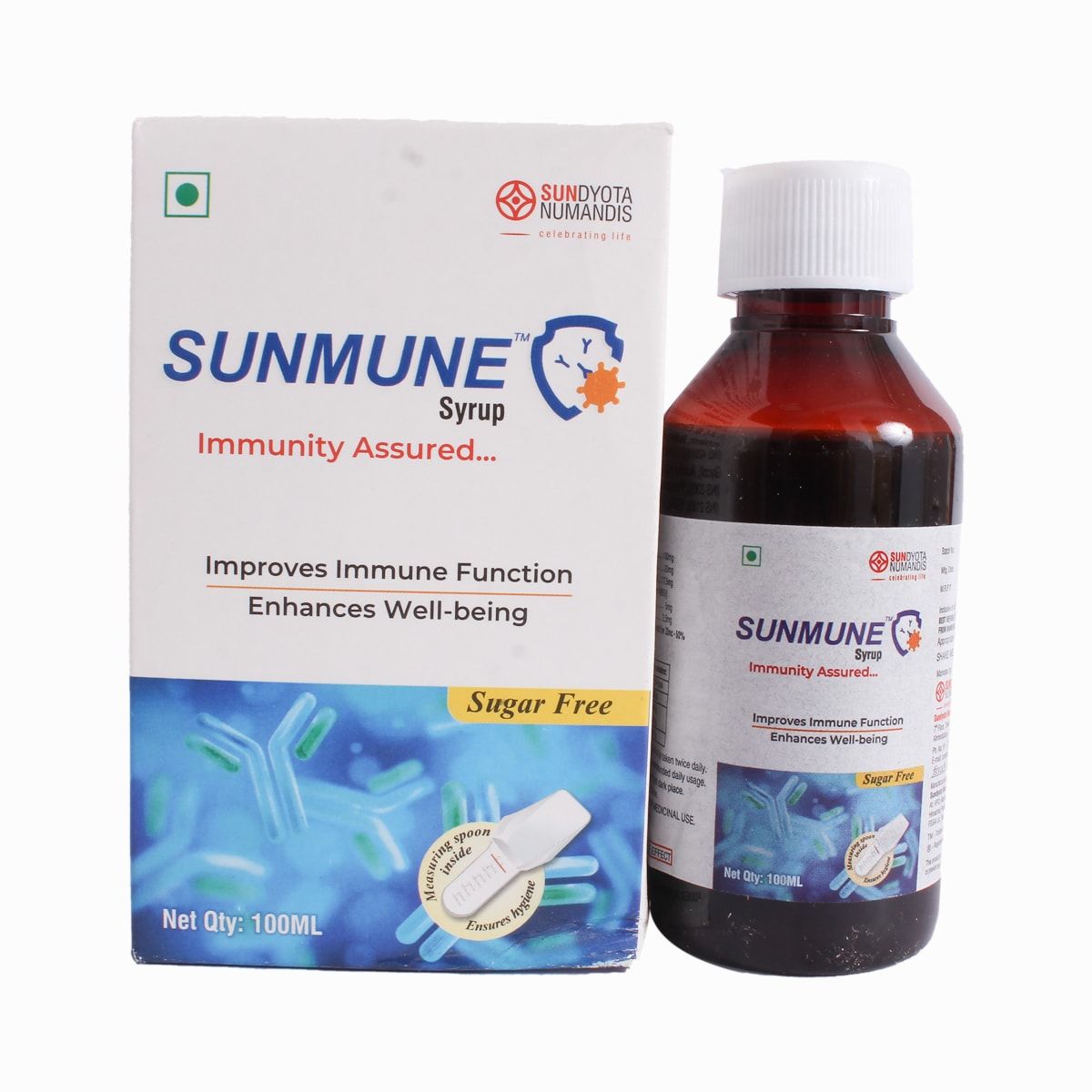 Sunmune Sugar Free Syrup 100 ml Price, Uses, Side Effects, Composition ...