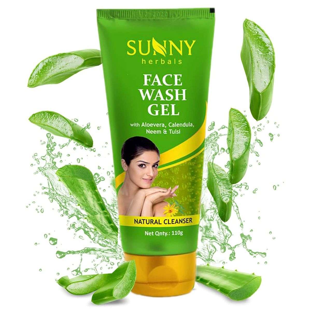Buy Sunny Herbals Natural Cleanser Face Wash Gel, 110 gm | 19 Minutes ...