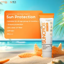 Buy Suncros Soft Gel SPF 50+ 50 gm | 19 Minutes Delivery | Apollo Pharmacy