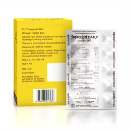 Buy Supradyn Daily Multivitamin Tablet | 19 Minutes Delivery | Apollo ...
