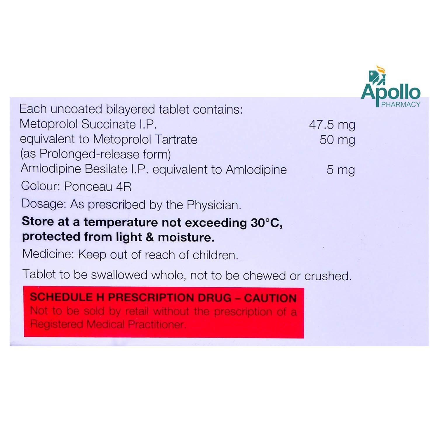 Supermet-AM Tablet 10's Price, Uses, Side Effects, Composition - Apollo ...