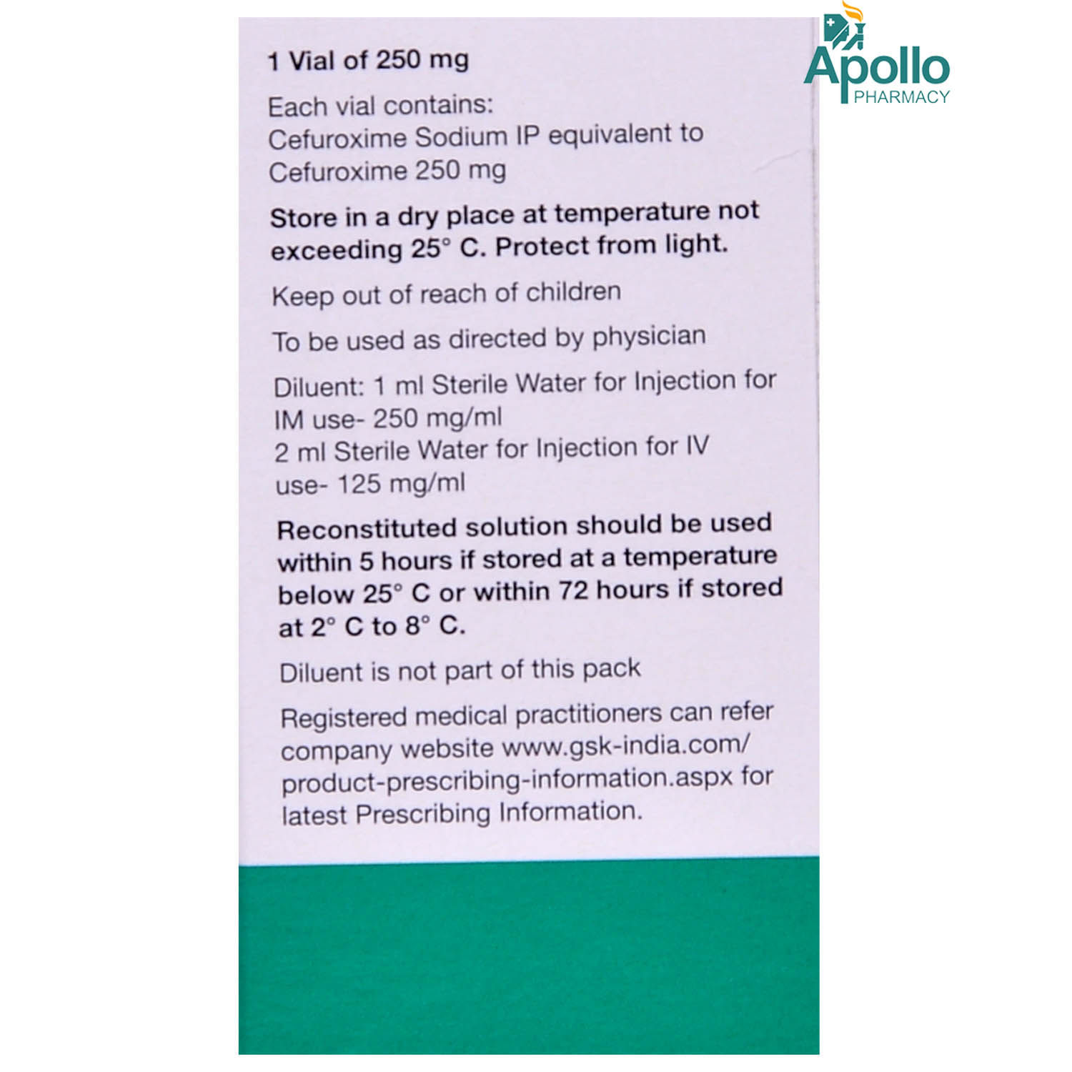 Supacef 250 mg Injection | Uses, Side Effects, Price | Apollo Pharmacy