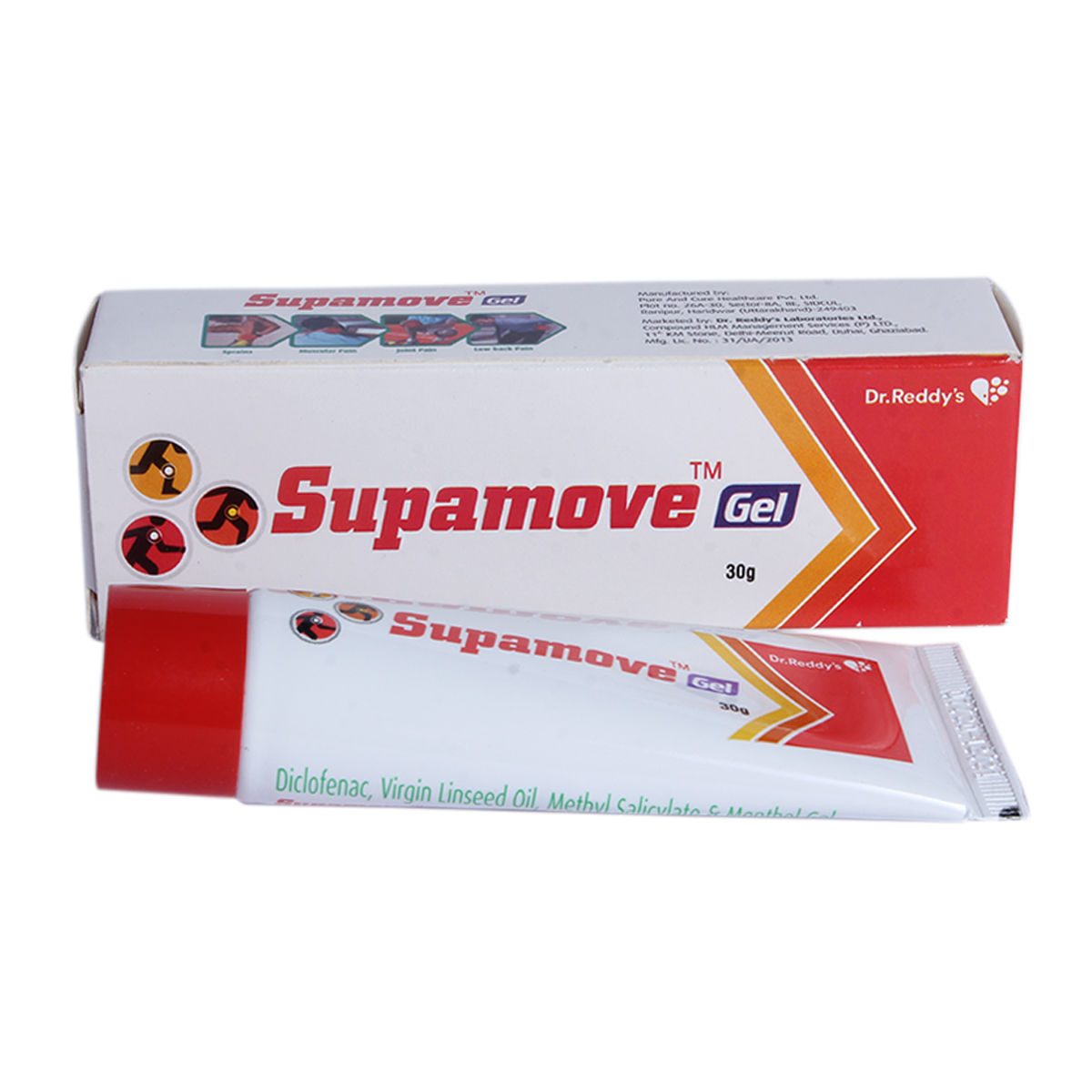 Supamove Gel 30 gm Price, Uses, Side Effects, Composition - Apollo Pharmacy
