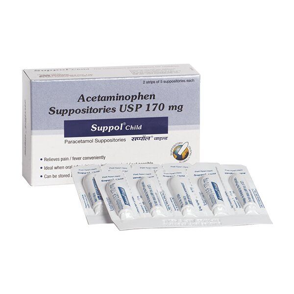 Suppol Child 170 mg Suppository 5's Price, Uses, Side Effects ...