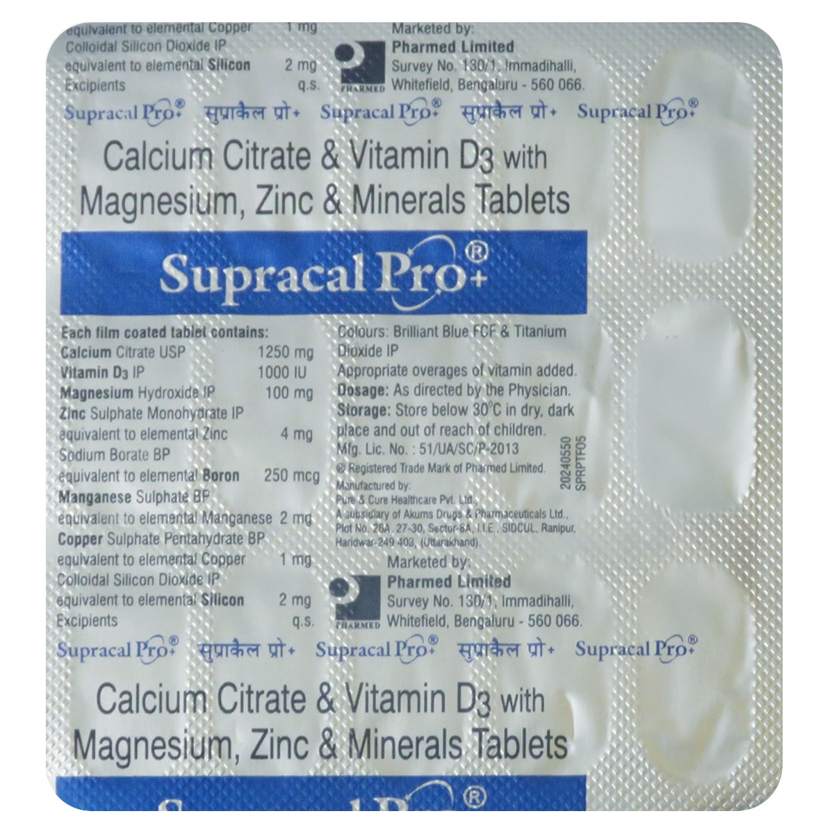 Supracal Pro Plus Tablet | Uses, Side Effects, Price | Apollo Pharmacy