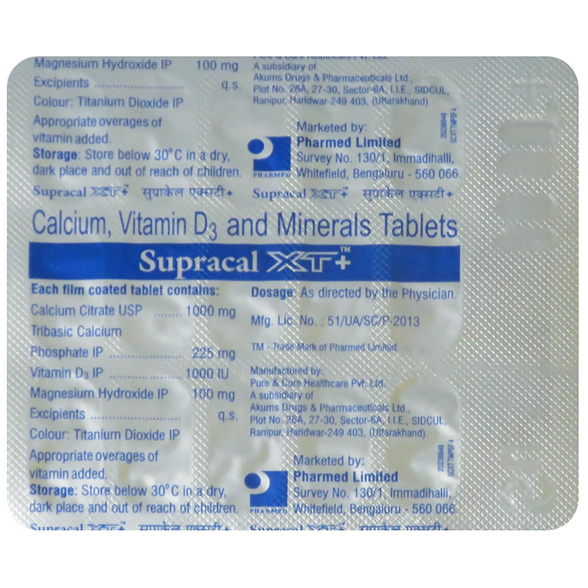 Supracal XT Plus Tablet | Uses, Side Effects, Price | Apollo Pharmacy