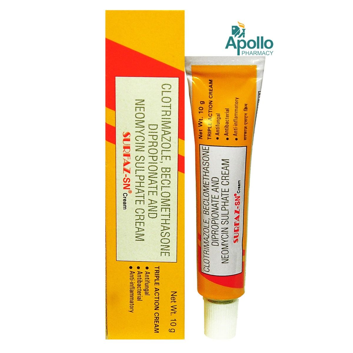 Surfaz SN Cream | Uses, Side Effects, Price | Apollo Pharmacy