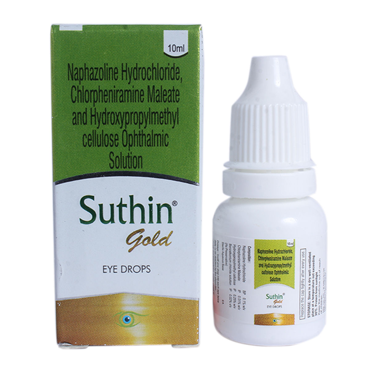 Suthin Gold Eye Drop 10 ml Price, Uses, Side Effects, Composition ...
