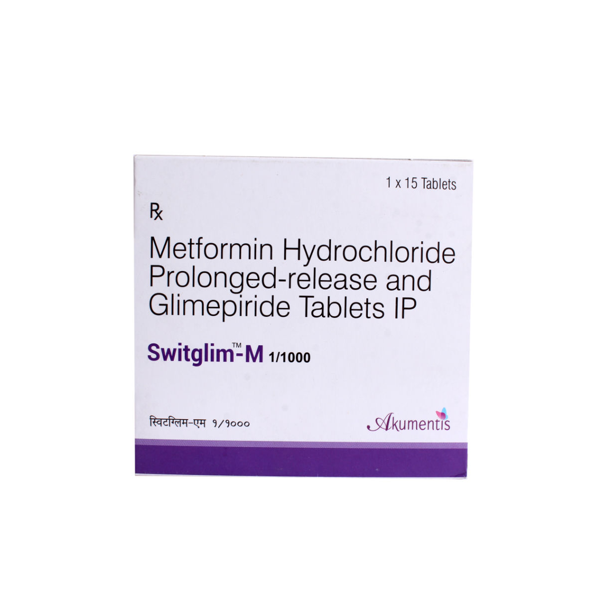 Switglim-M 1/1000 Tablet 15's Price, Uses, Side Effects, Composition ...