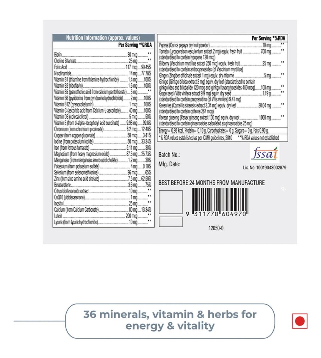 Swisse Ultivite Men's Multivitamin, 60 Tablets Price, Uses, Side Effects, Composition - Apollo ...