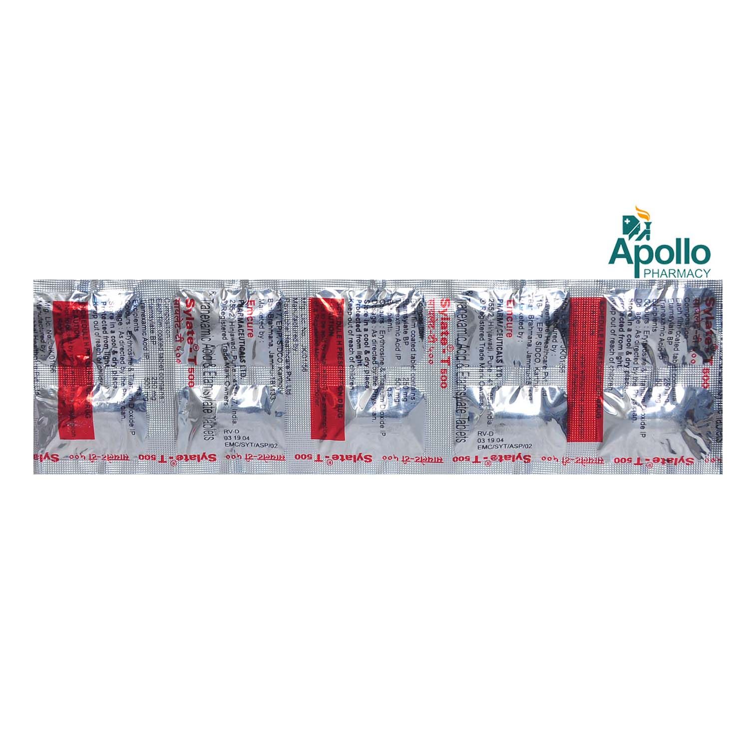 Sylate T 500 Tablet | Uses, Side Effects, Price | Apollo Pharmacy