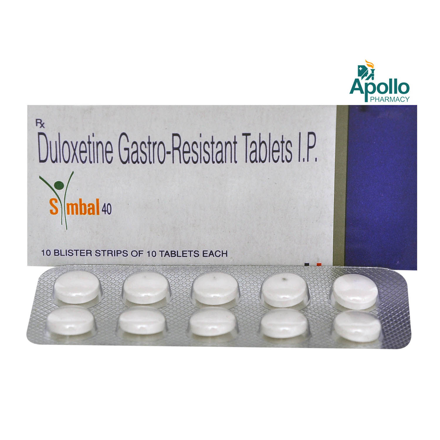 Symbal 40 Tablet 10's Price, Uses, Side Effects, Composition - Apollo ...
