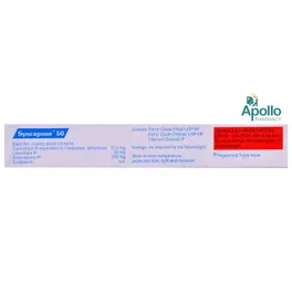 Syncapone 50 Tablet | Uses, Side Effects, Price | Apollo Pharmacy
