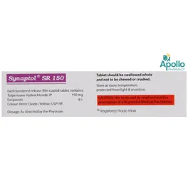Synaptol SR 150 Tablet | Uses, Side Effects, Price | Apollo Pharmacy