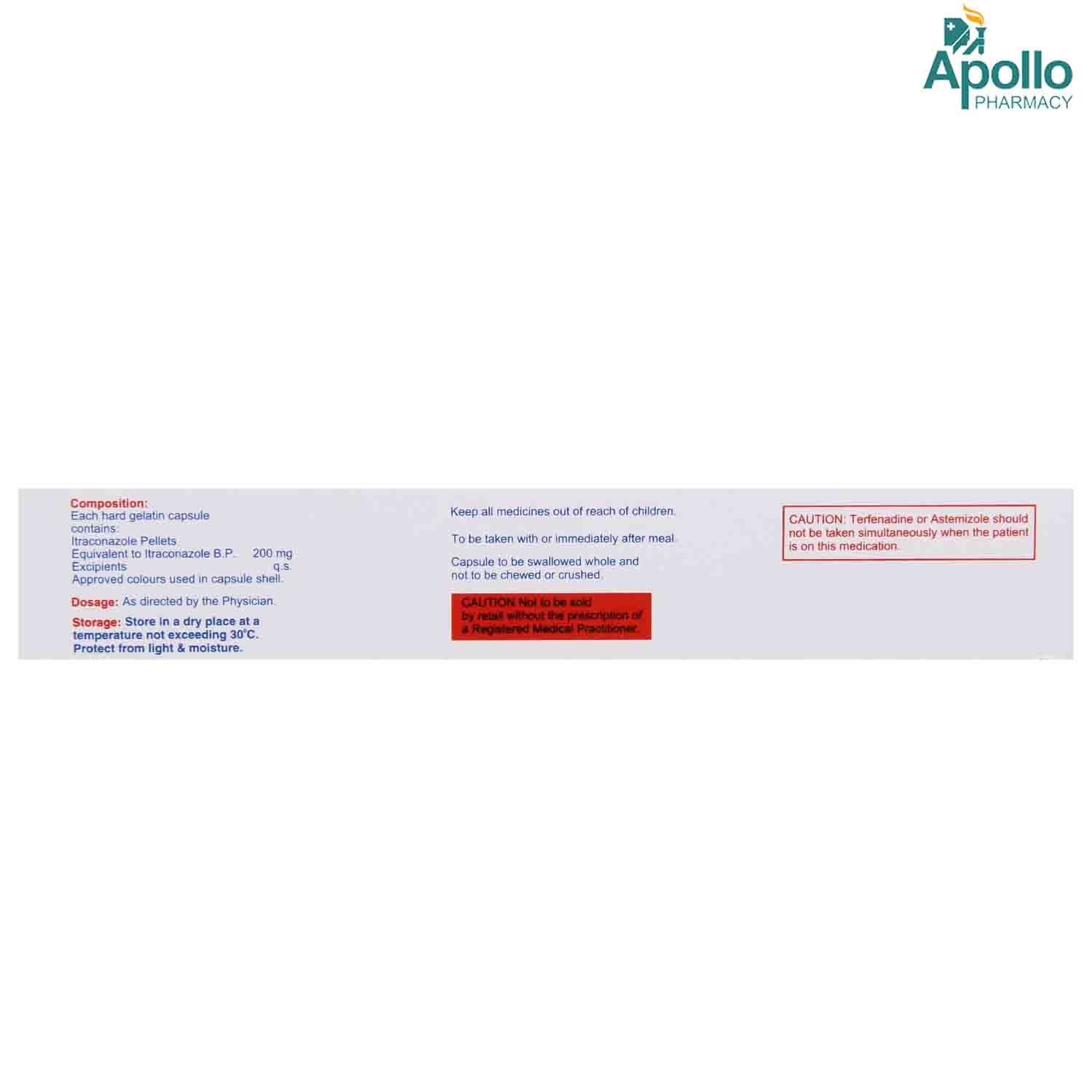 Syntran 200 Capsule 10's Price, Uses, Side Effects, Composition ...