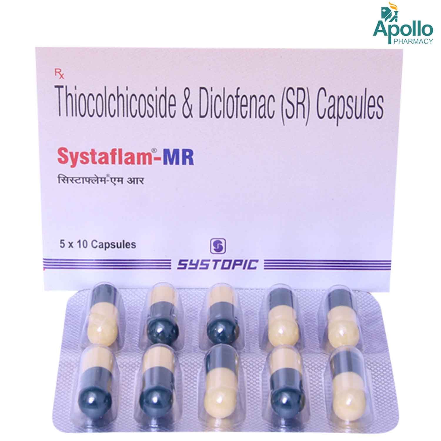 Systaflam MR Capsule 10's Price, Uses, Side Effects, Composition ...