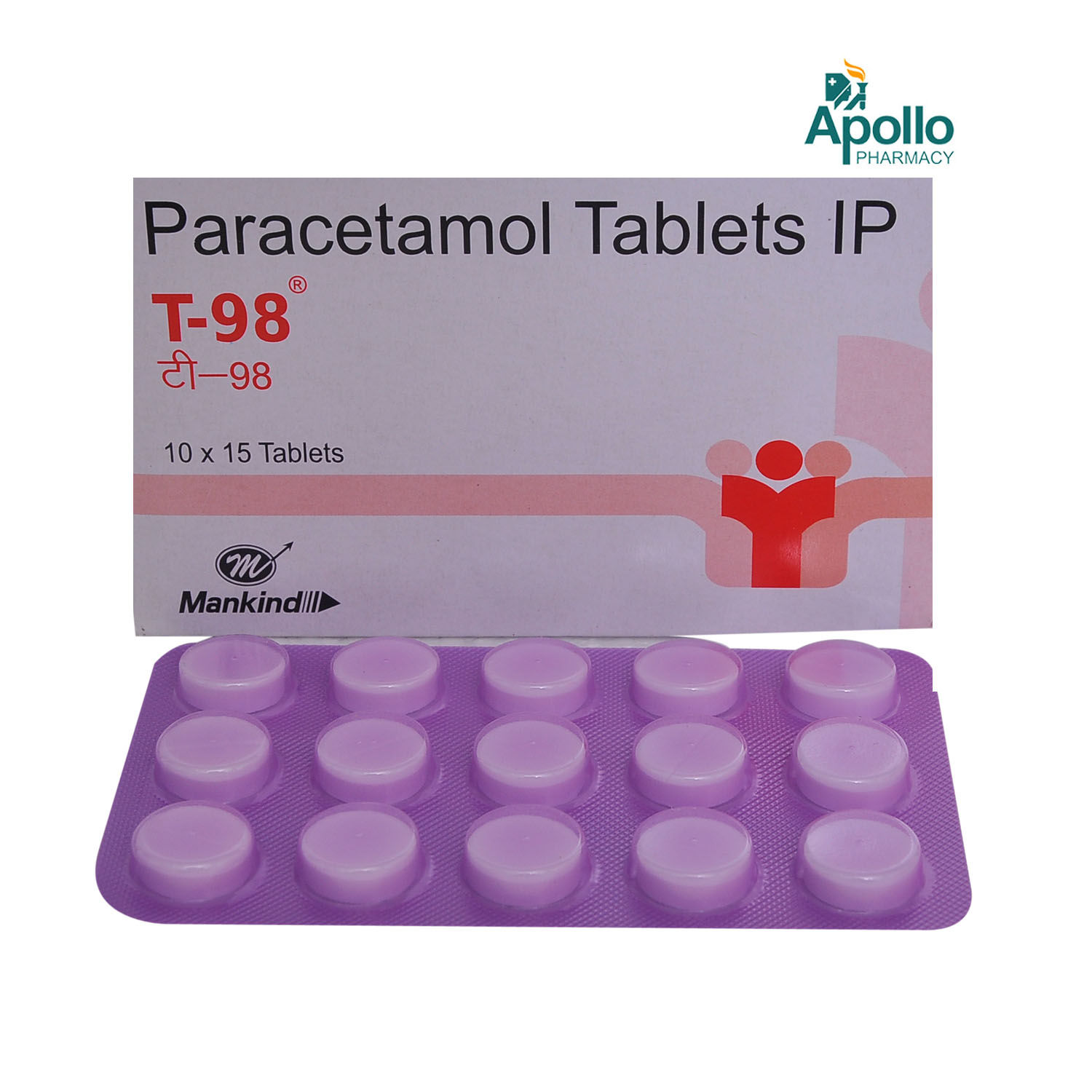 T-98 500 mg Tablet 15's Price, Uses, Side Effects, Composition - Apollo ...