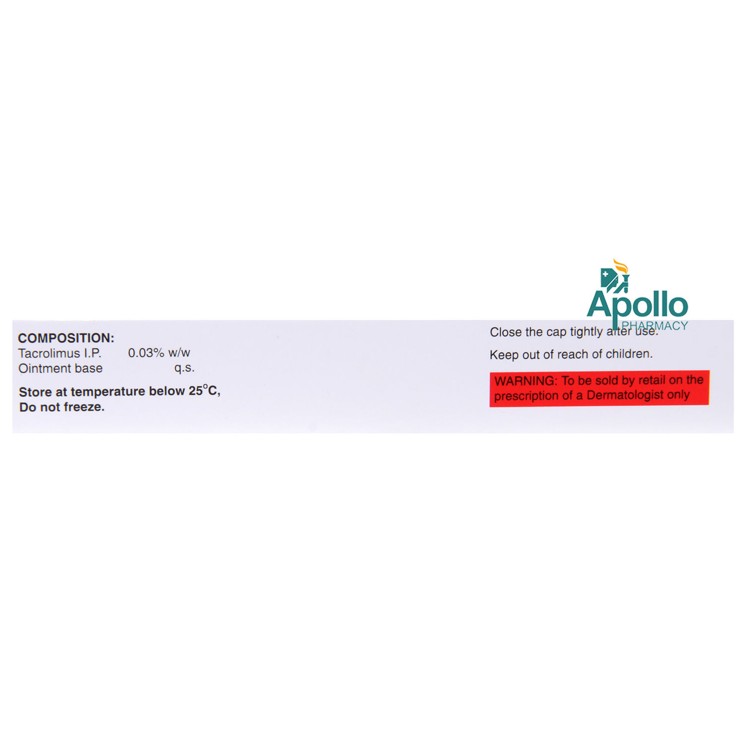 Tacroz Ointment | Uses, Side Effects, Price | Apollo Pharmacy