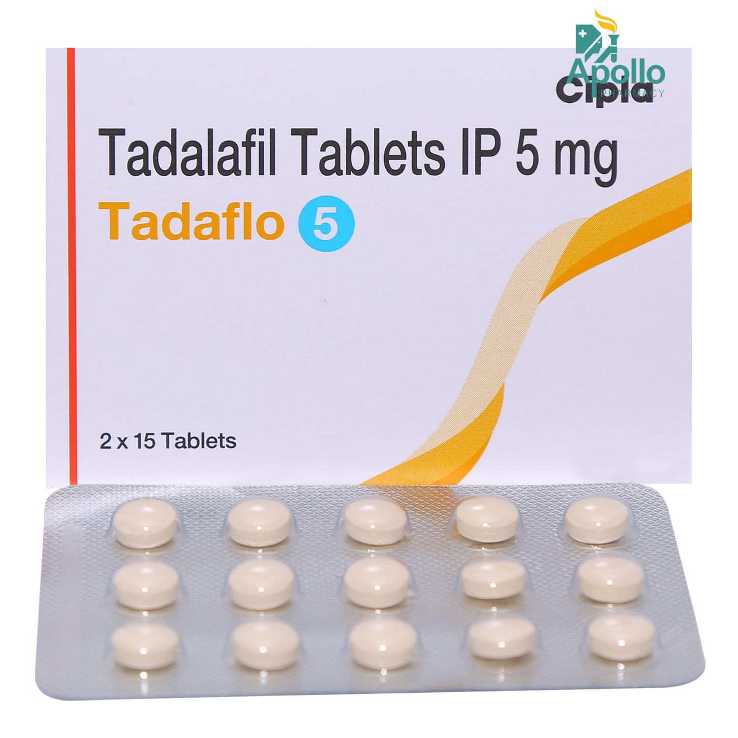 Tadaflo 5 Tablet 15's Price, Uses, Side Effects, Composition - Apollo ...