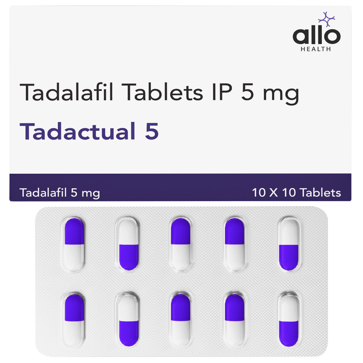 Tadactual 5 Tablet 10's | Uses, Side Effects, Price | Apollo Pharmacy
