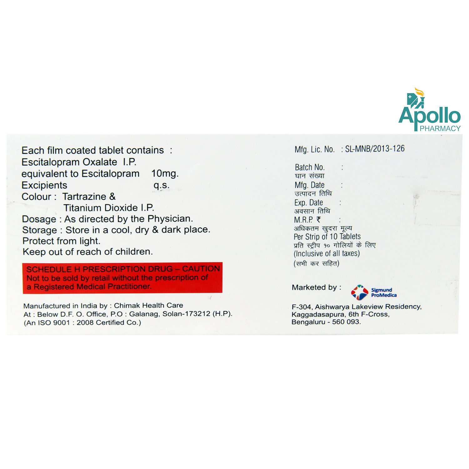 Talo S 10 Tablet 10's Price, Uses, Side Effects, Composition - Apollo ...