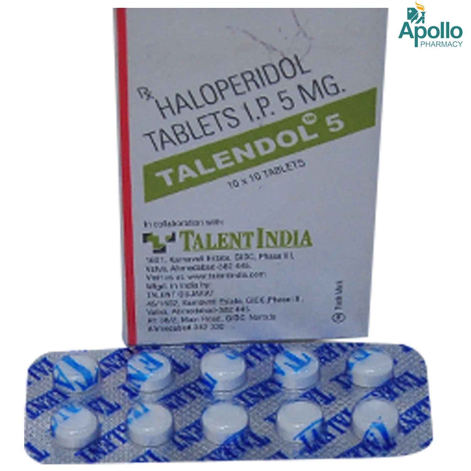 TALENDOL 5MG TABLET Price, Uses, Side Effects, Composition - Apollo ...