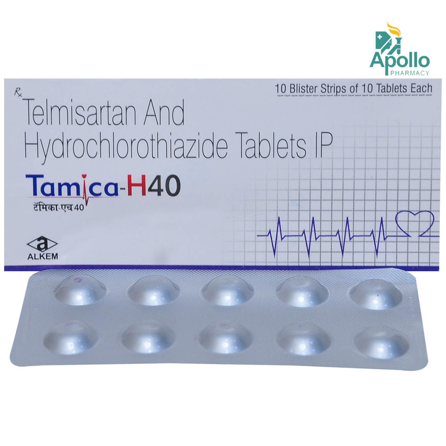 Tamica H 40 Tablet 10's Price, Uses, Side Effects, Composition - Apollo ...