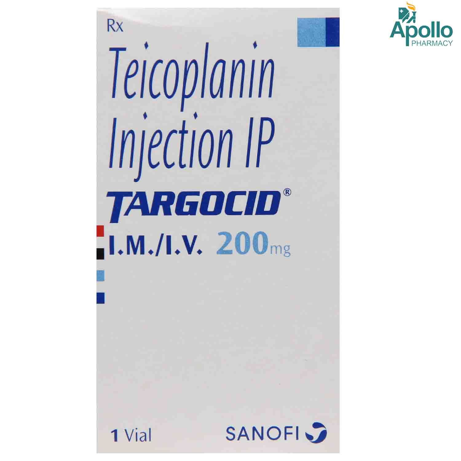 Targocid 200 mg Injection | Uses, Side Effects, Price | Apollo Pharmacy