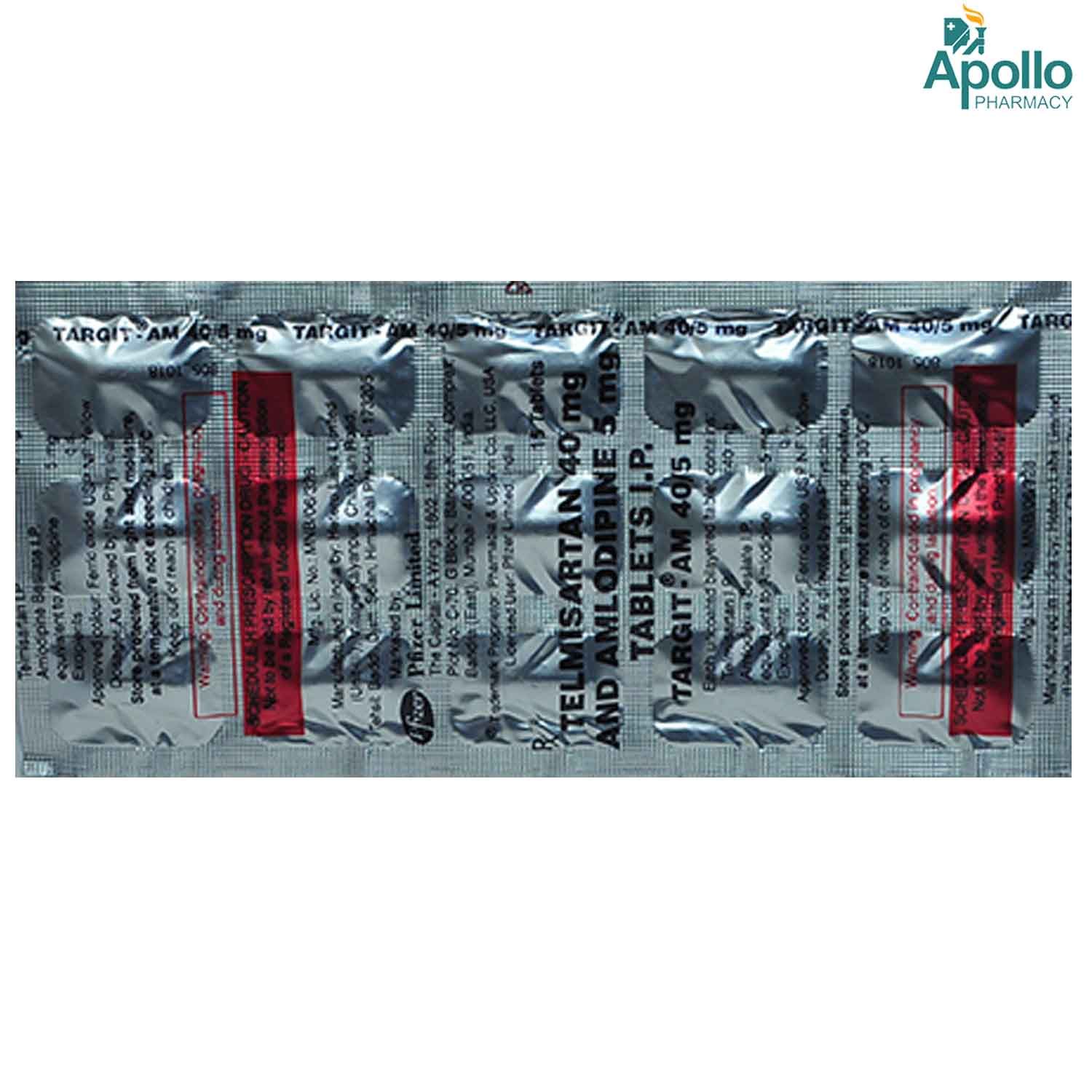Targit AM Tablet 15's Price, Uses, Side Effects, Composition - Apollo ...