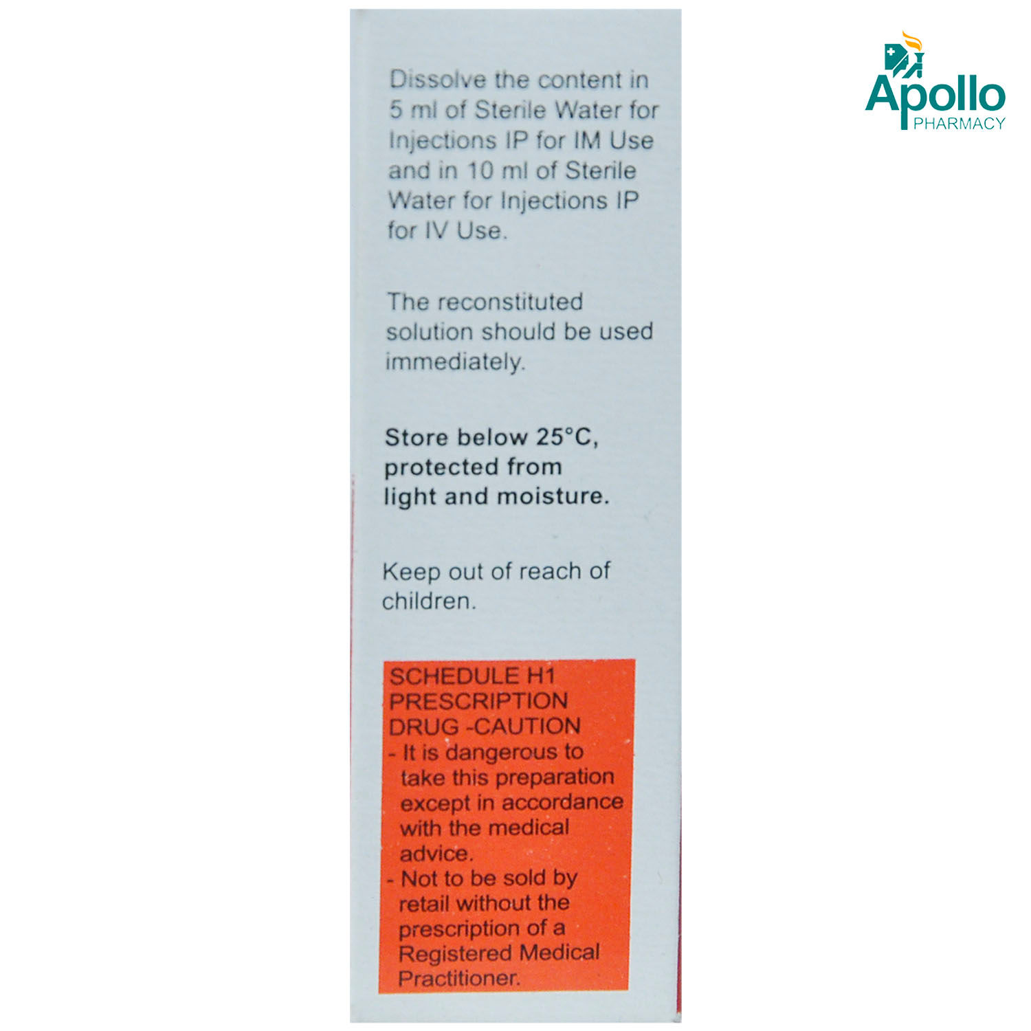 Taximax 1500 Injection | Uses, Side Effects, Price | Apollo Pharmacy