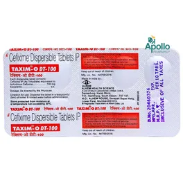 Taxim-O DT-100 Tablet | Uses, Side Effects, Price | Apollo Pharmacy
