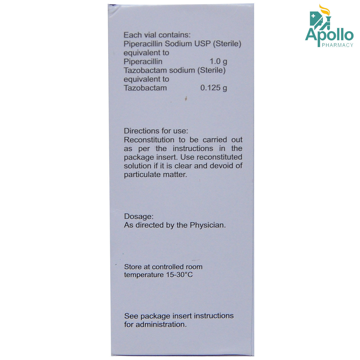 TAZOMAC PS INJECTION 1.125GM Price, Uses, Side Effects, Composition ...