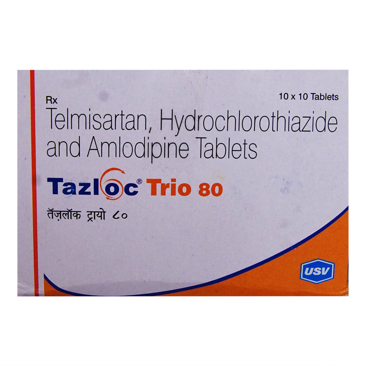 Tazloc Trio 80 Tablet 10's Price, Uses, Side Effects, Composition ...