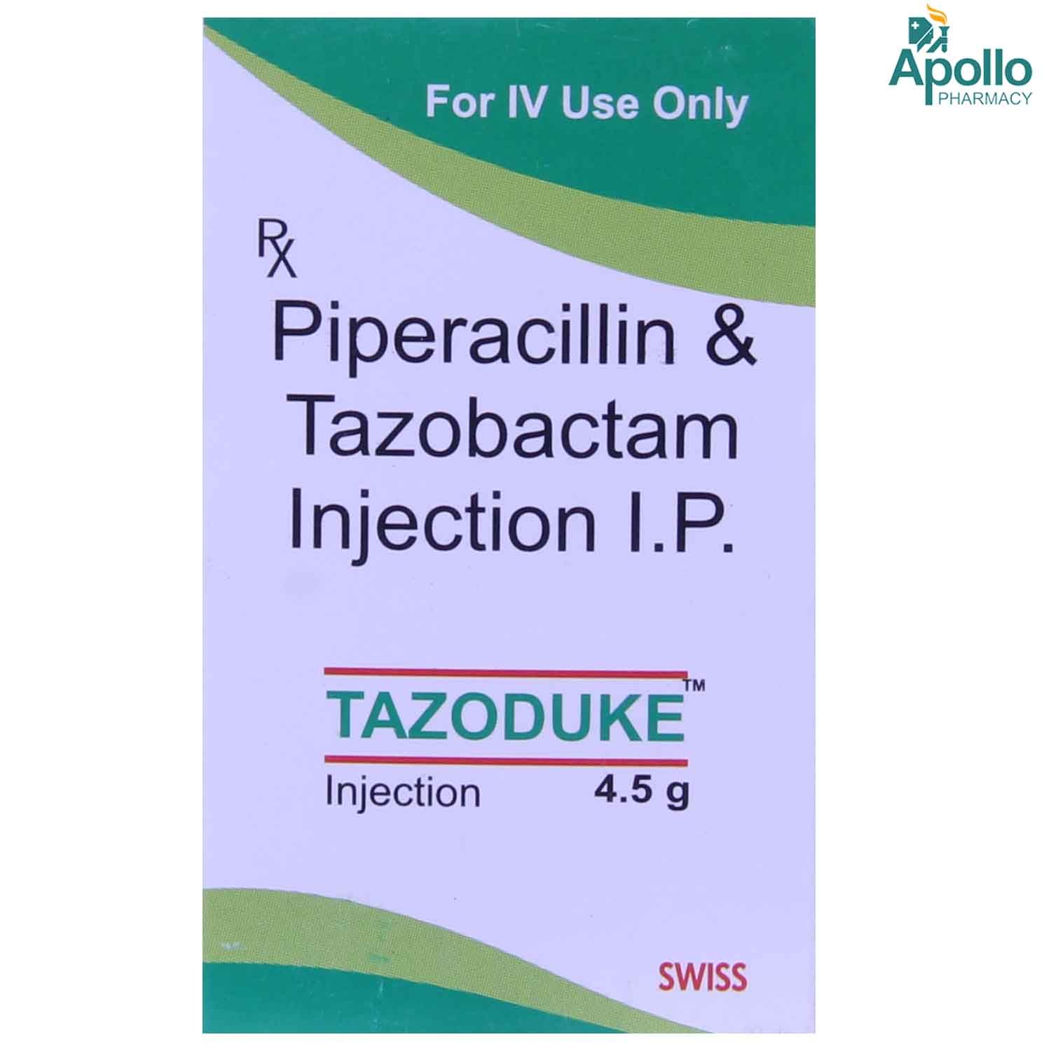Tazoduke 4.5gm Injection | Uses, Side Effects, Price | Apollo Pharmacy