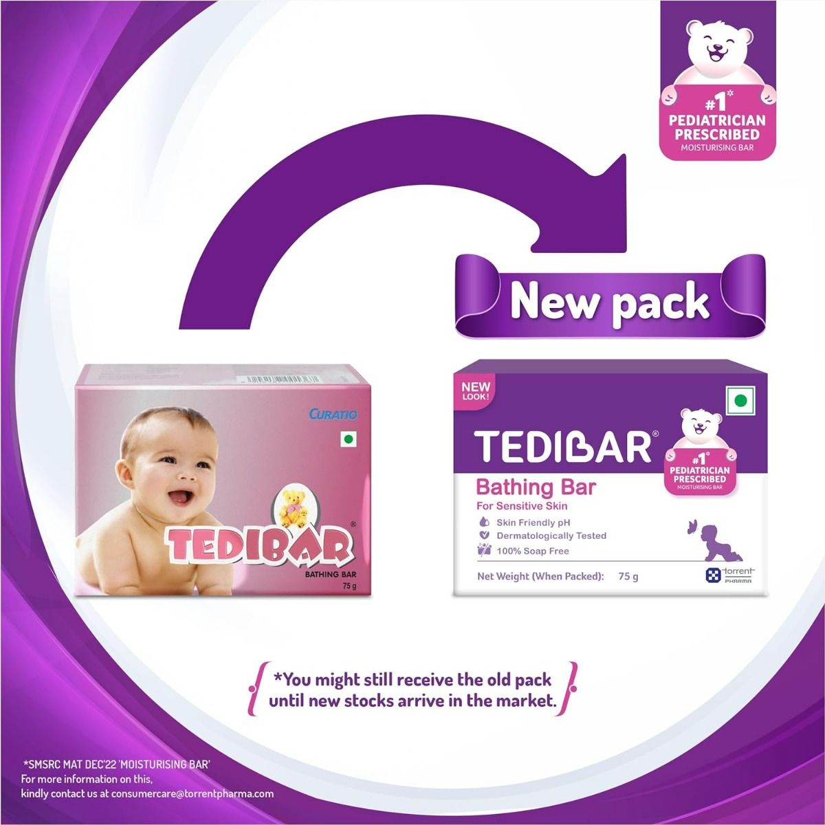 Buy Tedibar Bathing Bar, 75 gm | 19 Minutes Delivery | Apollo Pharmacy