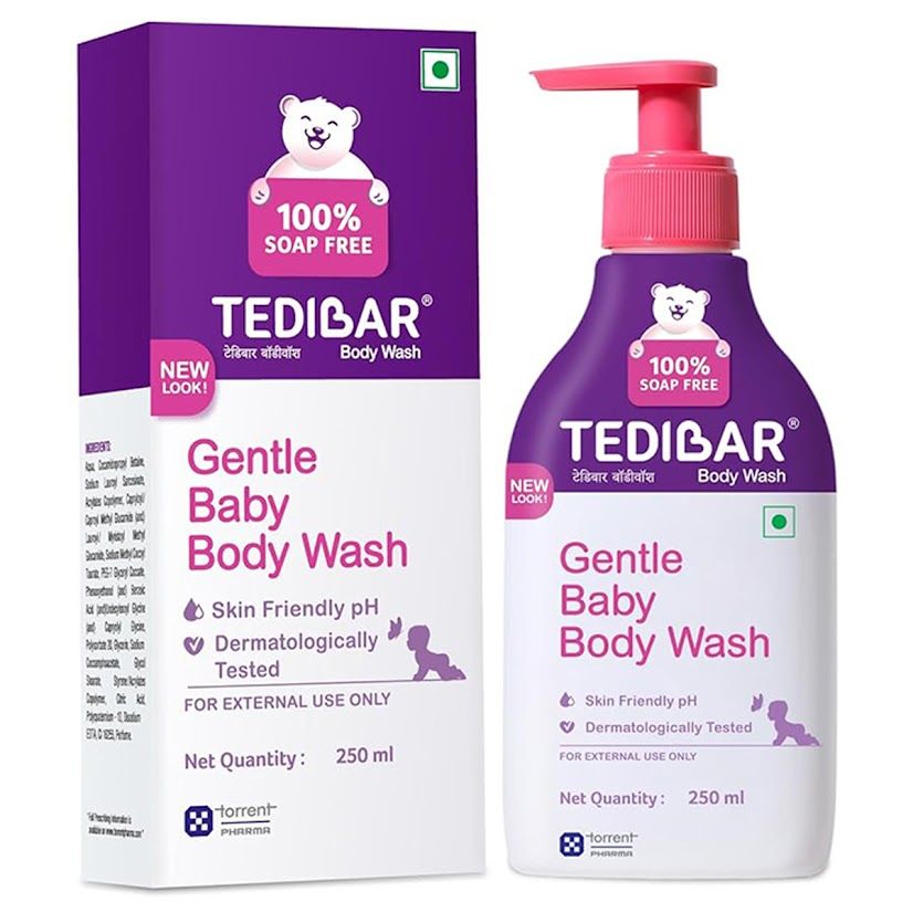 Tedibar Gentle Baby Body Wash, 250 ml | Uses, Side Effects, Price ...