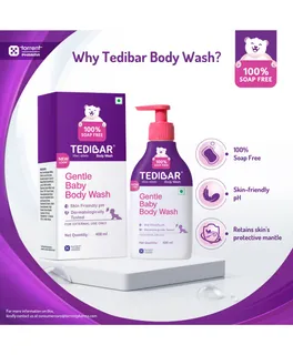 Buy Tedibar Gentle Baby Body Wash, 400 ml | 19 Minutes Delivery ...