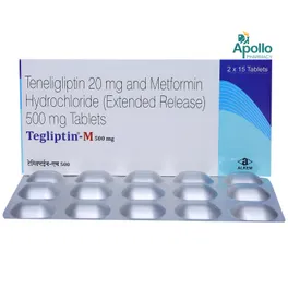 Tegliptin-M 500 mg Tablet | Uses, Side Effects, Price | Apollo Pharmacy